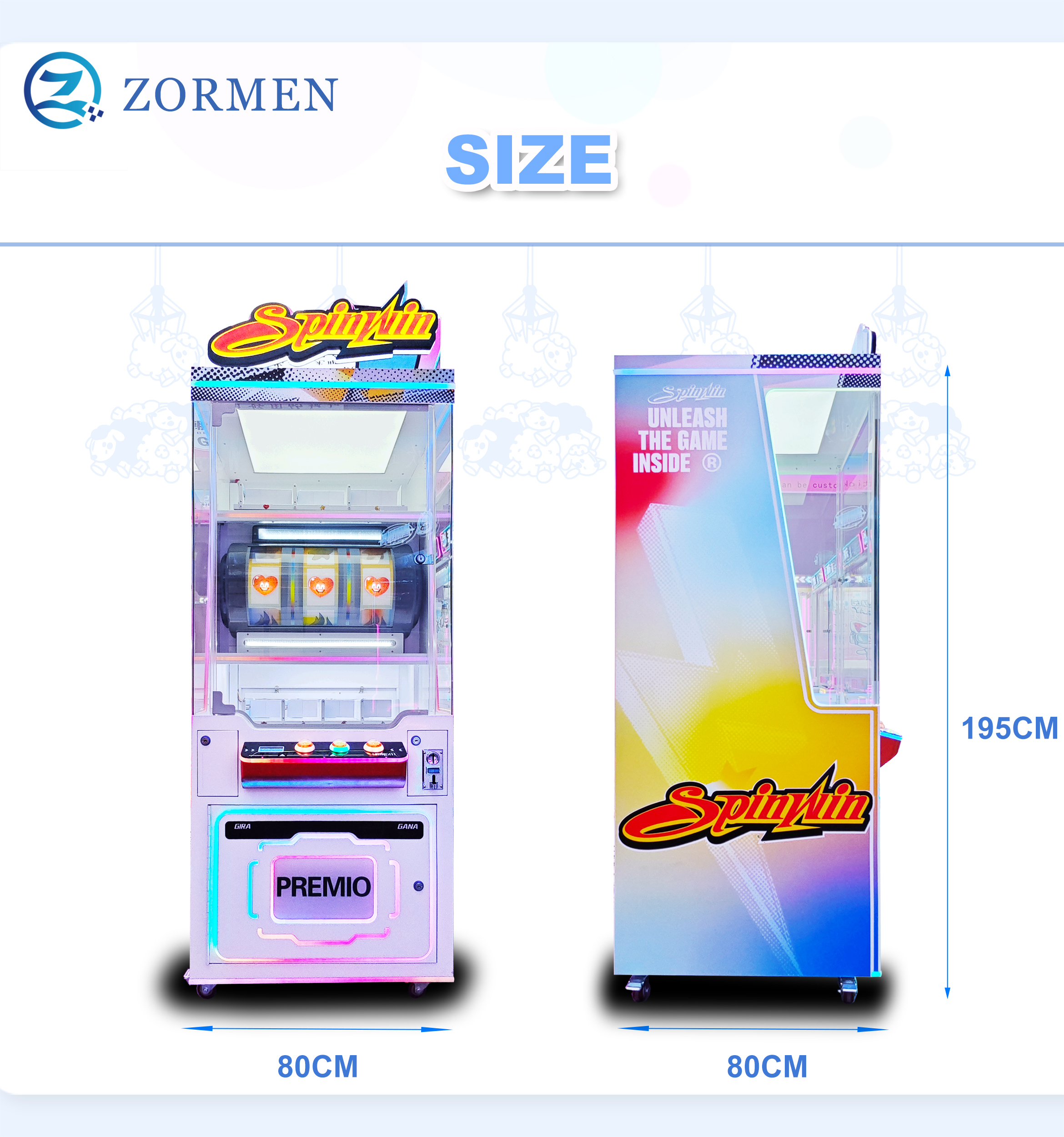 All-in-One Recreation Center Lucky Wheel Machine Indoor Amusement Park ...